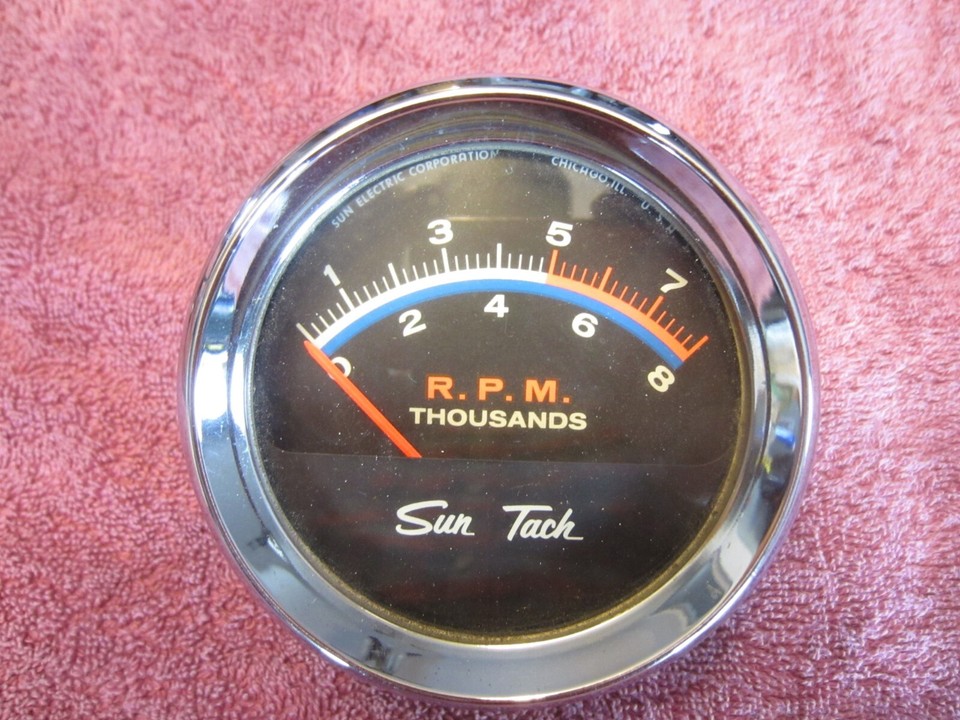 Sun ST-635 tachometer. for a 1969 AMC Scrambler | eBay