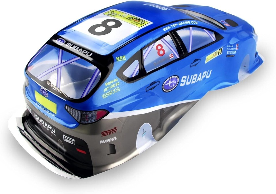 1/10 RC Painted Rally Touring Drift Racing Car Body Shell 190mm No Cut ...