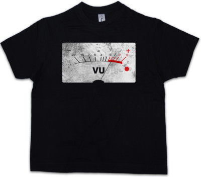 VU VOLUME UNITS METER II Kids Boys T-Shirt Decibel Music Bass Retro ...