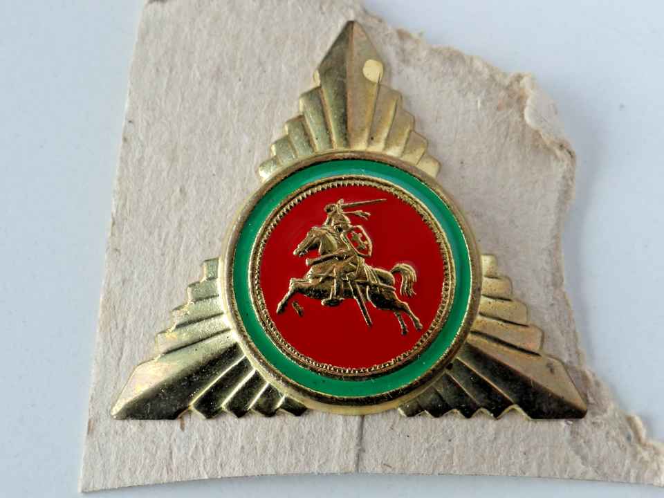 Lithuanian Rifleman's union ceremonial Cap badge early | eBay