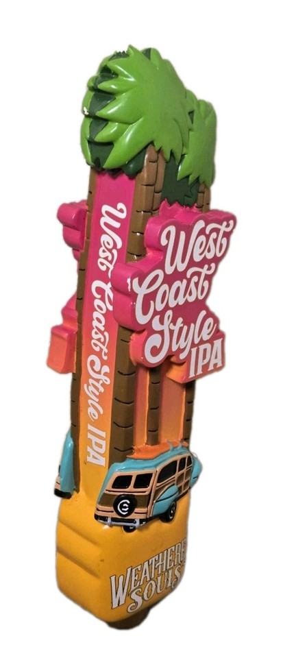 Weathered Souls Brewing Company West Coast IPA Beer Tap Handle | eBay