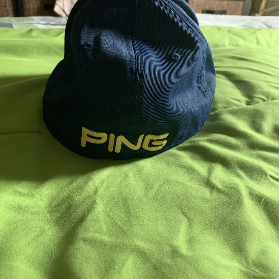 Ping Golf Hat Cap Flexfit Sensorcool Blue Mens Fitted L-XL Caddy Dad ...