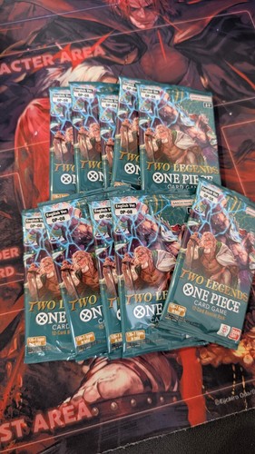 One Piece TCG OP-08 Two Legends Booster Pack Lot of 10 Factory Sealed ...