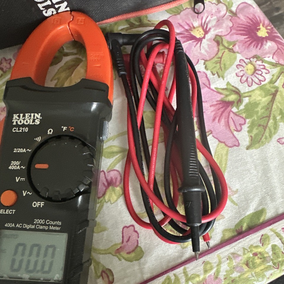 Klein Tools CL210 Digital Clamp Meter 400A AC Multimeter | eBay