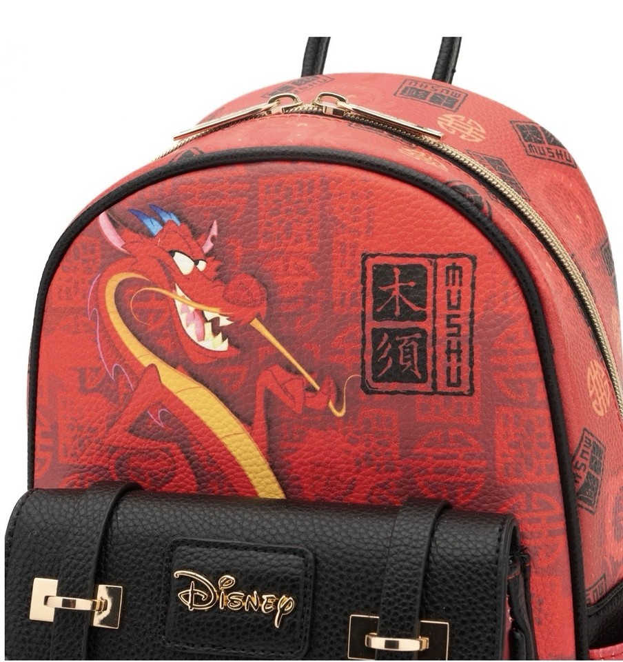 WondaPOP Disney Mulan Mushu 11” Mini Backpack Vegan Leather | eBay