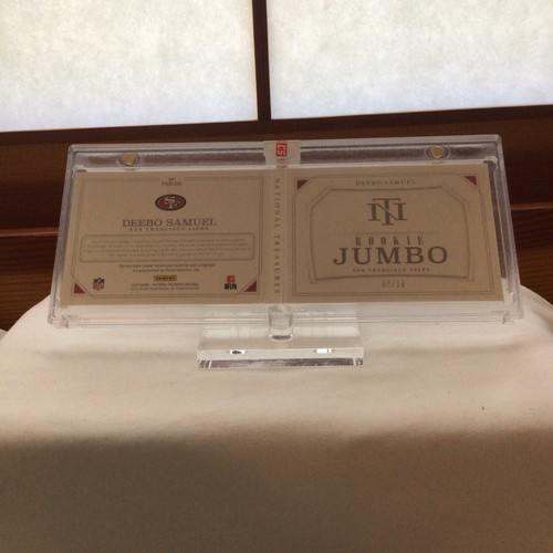 2019 National Treasure Jumbo Signature Booklet RPA Deebo Samuel PSB-DS ...