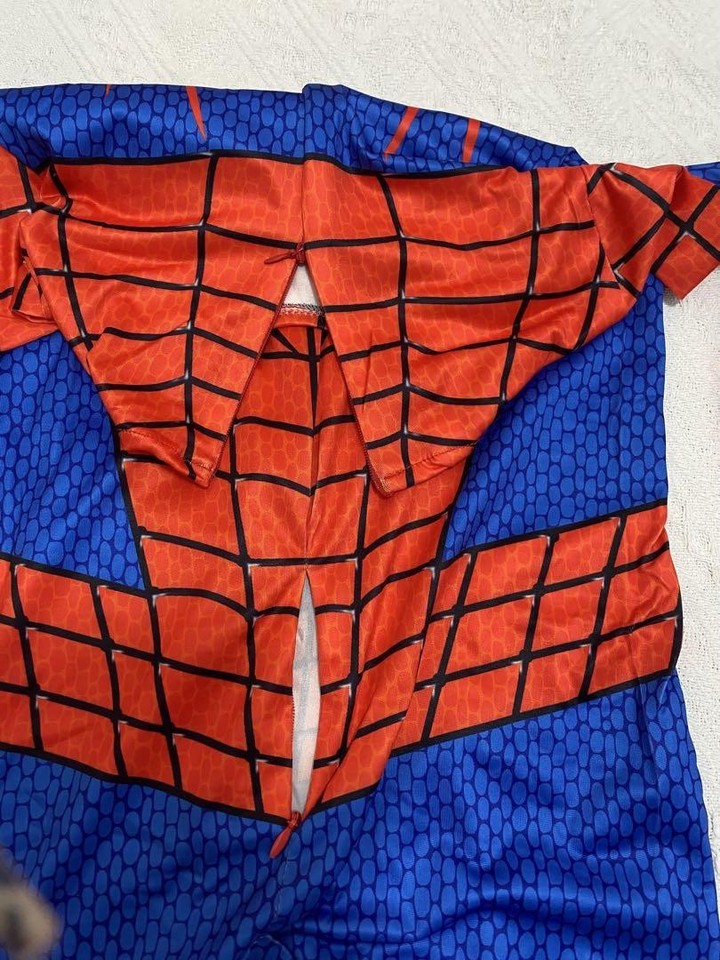 SpiderMan Kids Cosplay Costume 130cm Full Body Suit Halloween Boys ...