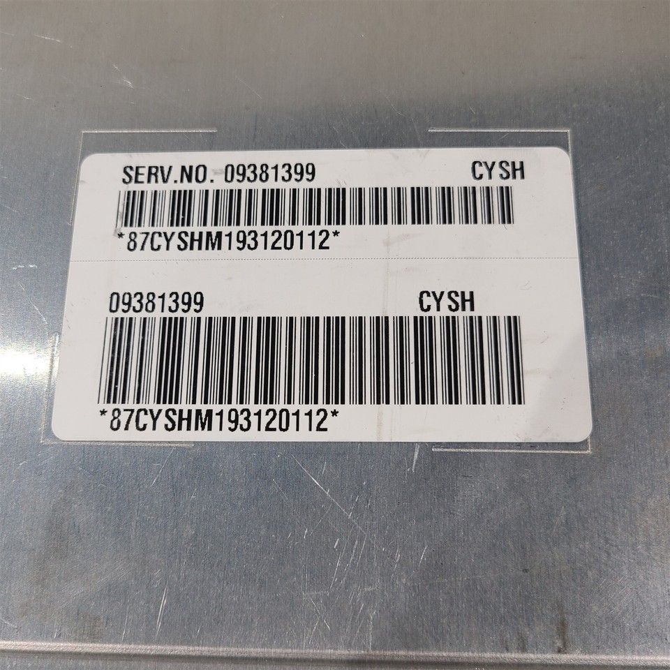 1999 Corvette C5 Bcm Body Control Module 09381399 Oem Aa7404 | eBay