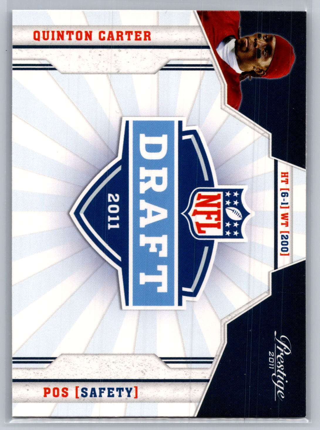2011 Panini Prestige #31 Quinton Carter NFL Draft | eBay