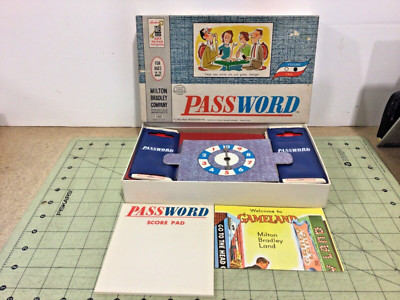 1962 Milton Bradley PASSWORD board game 4260 unused | eBay