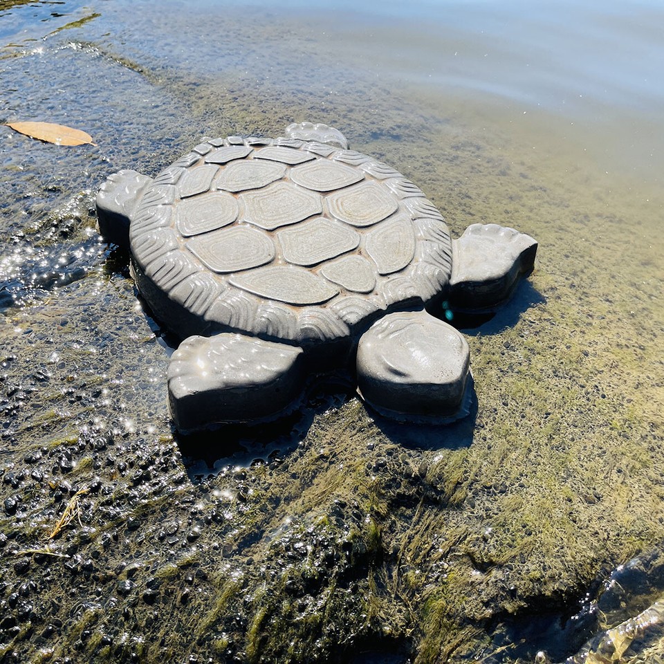 AUTUMN DIY Series Turtle Concrete Cement Stepping Stone Mold, Statue ...