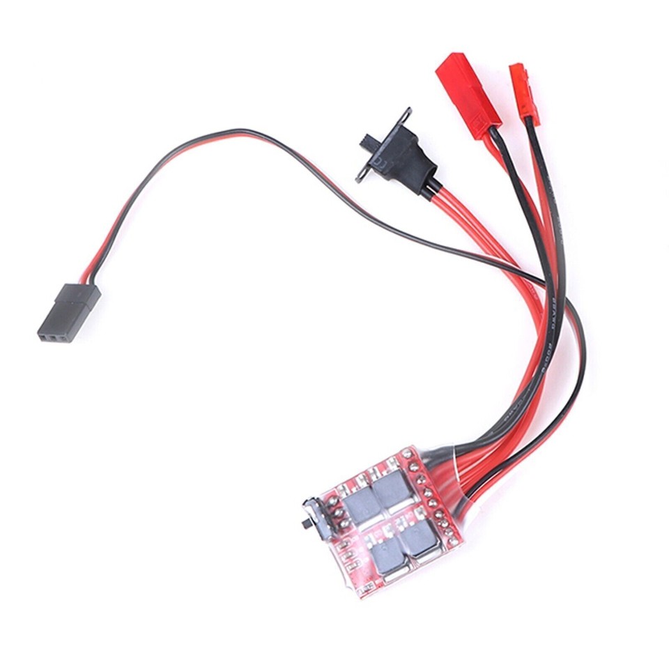 2x High Quality 30A Brushed ESC Speed Controller for RC Car Boat Model ...