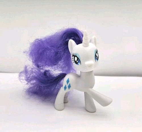 My Little Pony Rarity Unicorn G4 3” Figure Brushable Hair Friendship Is ...