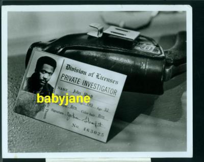 RICHARD ROUNTREE VINTAGE 8X10 PHOTO SHAFT PRIVATE INVESTIGATOR CARD ...