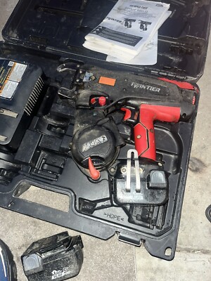 MAX RB441T TwinTier Cordless Rebar Tie Wire Machine w 2 battery ...