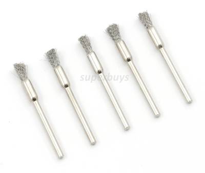 5pc Steel Wire Wheel Brush Buffing Die Grinder Polishing Drill Bit Pen ...