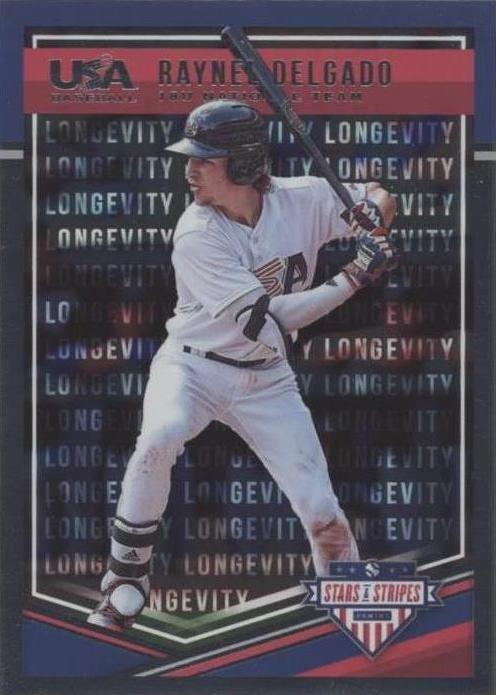 2018 Panini USA Baseball Stars & Stripes - Raynel Delgado #45 Longevity ...