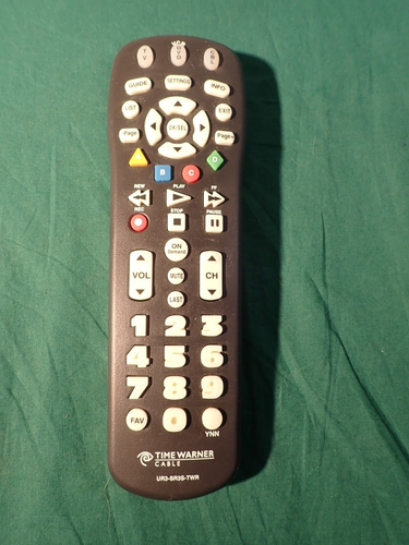 Spectrum Time Warner TV Cable Remote Control Big Button UR3-SR3S-TWC ...
