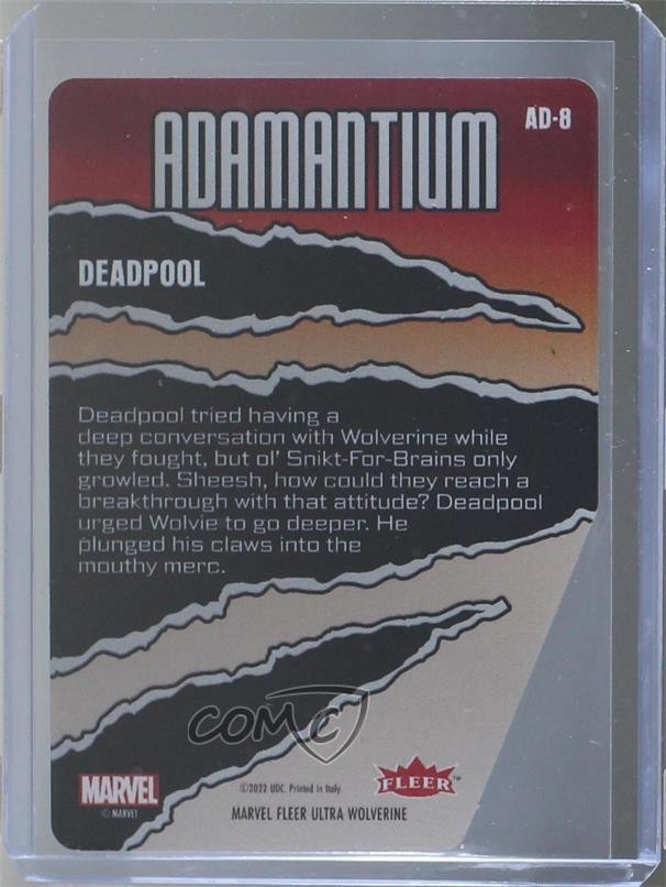 2023 Fleer Ultra Wolverine Adamantium Red Deadpool #AD-8 12a0 | eBay