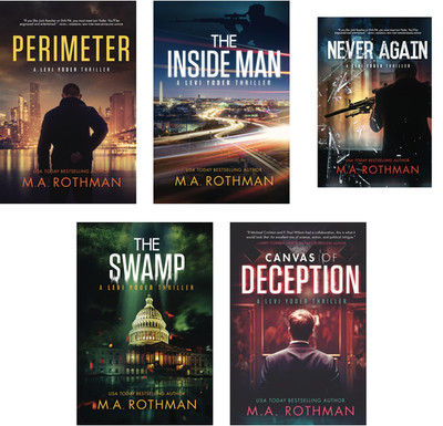 M.A. Rothman A Levi Yoder Novel 5-Book Hardcover Collection | eBay