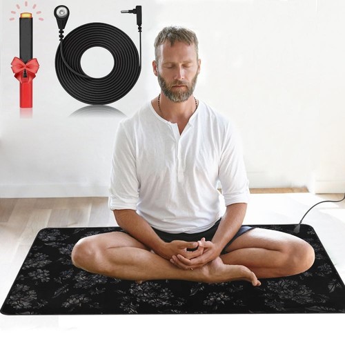 Grounding Mat for Bed, Upgraded Grounding Pad with Pattern Earth Mat ...