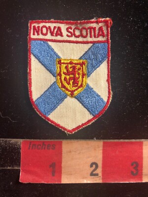 Vtg RED Letter Version Crest Of The Province Of NOVA SCOTIA Canada ...