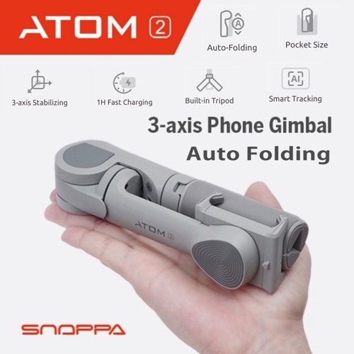 Snoppa ATOM 2 Foldable Smartphone Gimbal 3-Axis Auto Handheld Stabilizer | eBay Australia
