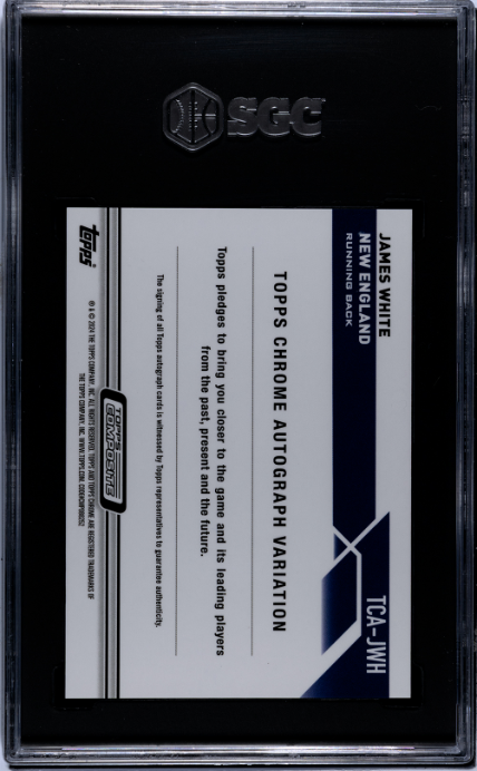 2023 Topps Composite #TCA-JWH James White Chrome Autograph #33/50 SGC ...