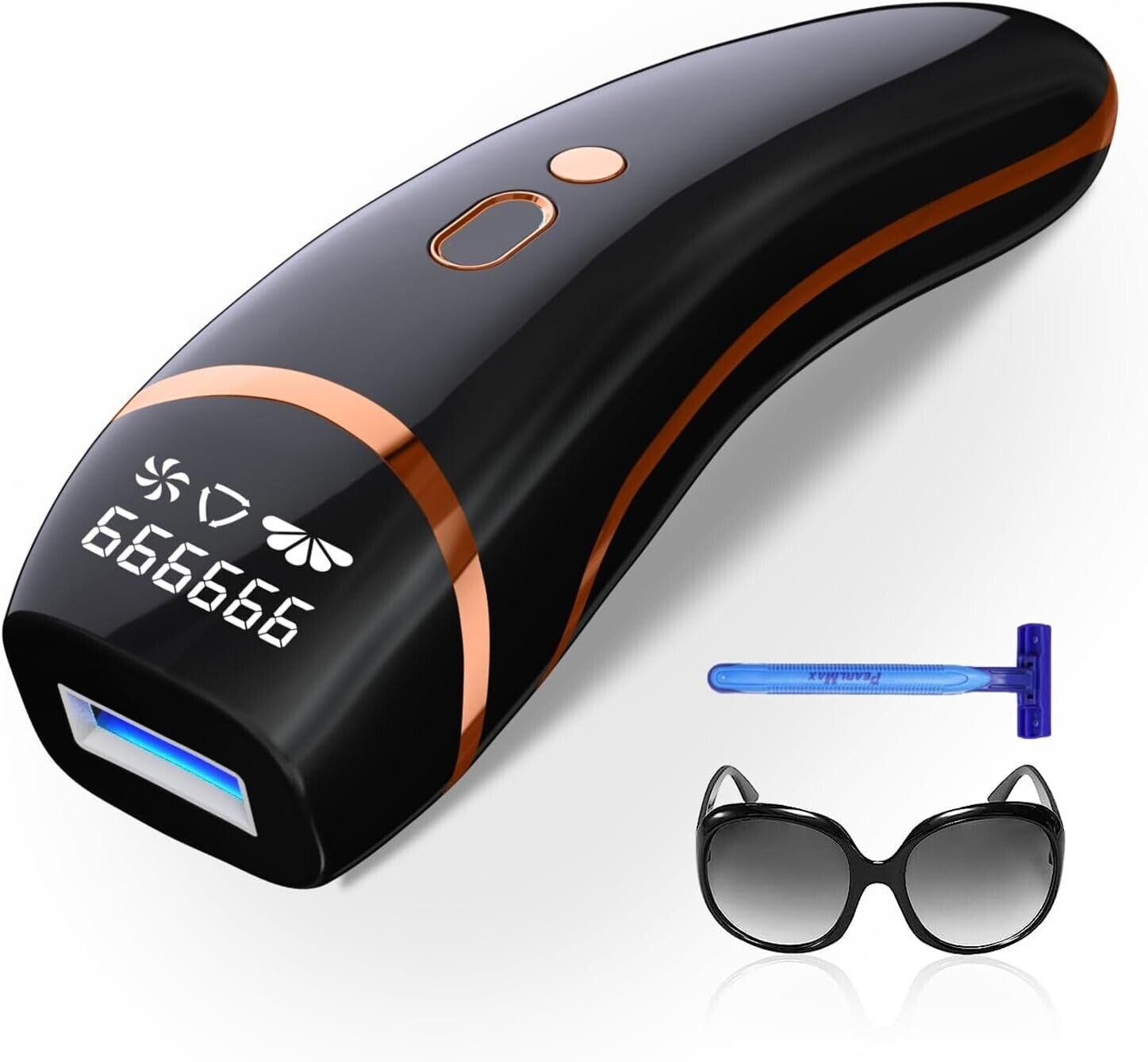 IPL Laser Hair Removal Device – Permanent Hair Reduction for Women ...