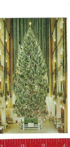 Vintage post card the Famous Sterling Linder Christmas Tree Cleveland ...