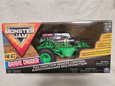 Monster Jam RC Grave Digger Fully Functional Remote Control Truck 1 ...