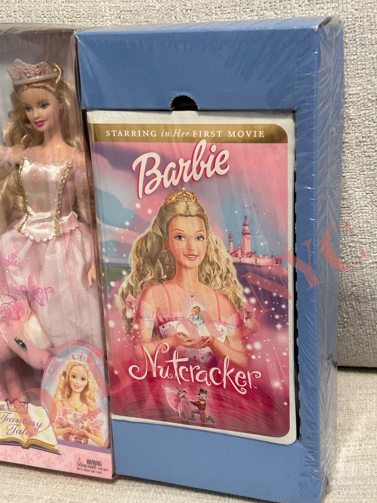 Barbie Nutcracker Fantasy Tales RARE Factory SEALED Doll VHS Combo Set ...