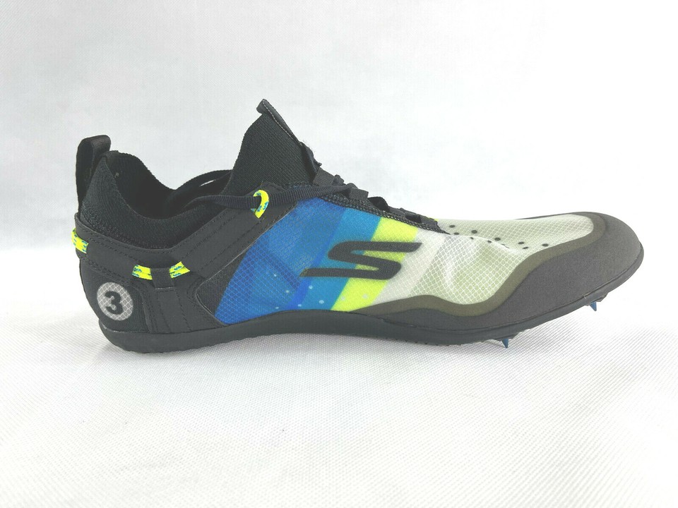 Skechers GoRun Speed XC-S King Ches Track/ Field Cleats, Black/Blue Men ...