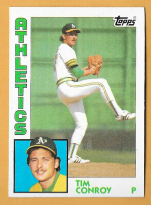 TIM CONROY OAKLAND ATHLETICS #189 - TOPPS NM-MT 1984 | eBay