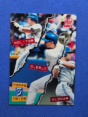1994 Topps Stadium Club PAUL MOLITOR + Members Only card TORONTO BLUE ...