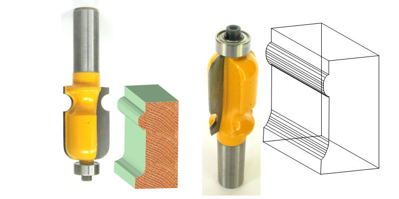 1 pc 1/2" Shank Architectural Specialty Molding J Router Bit sct-888 | eBay