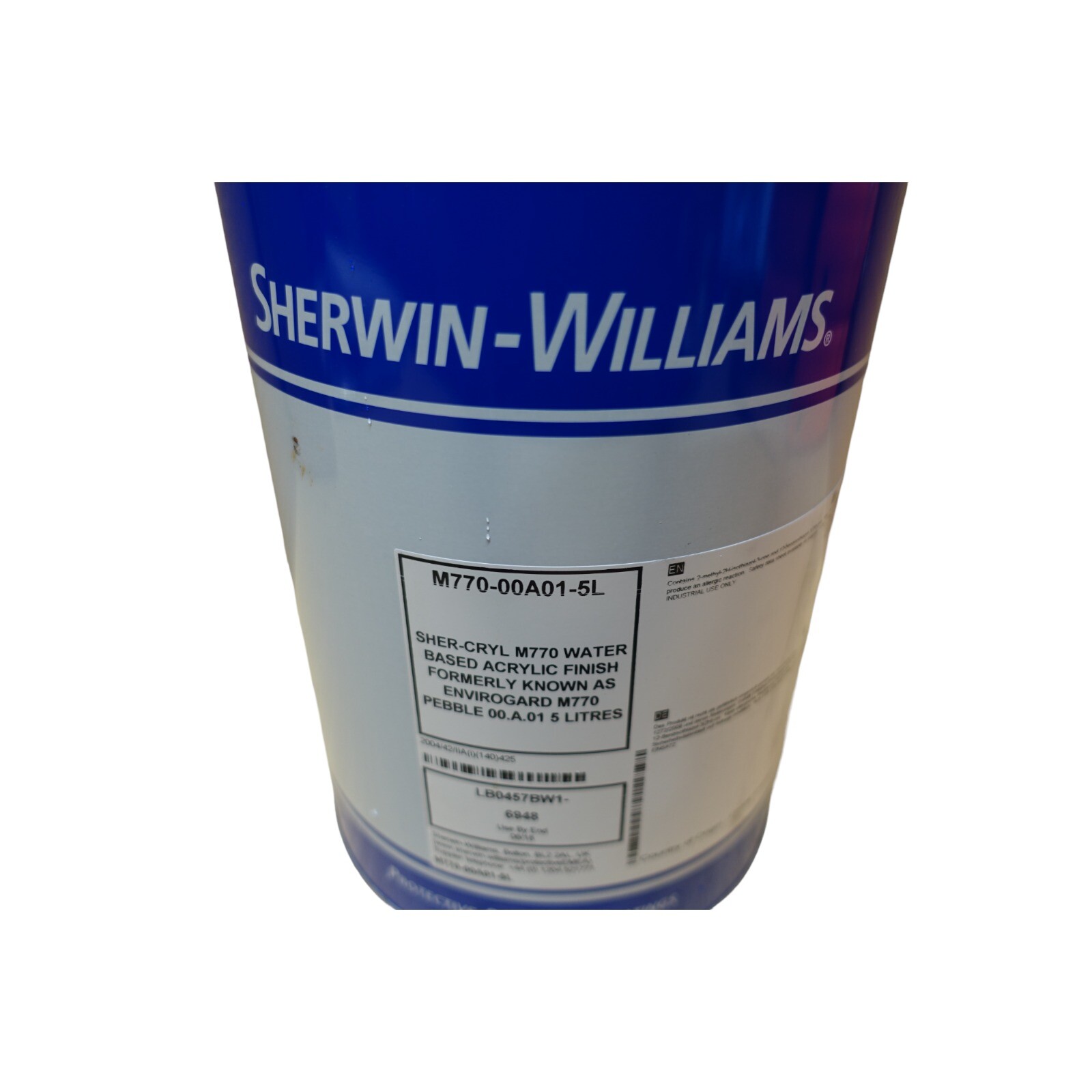 Acrylic Gloss Paint Sherwin-Williams Sher-cryl M770 Pebble Pale Grey 5L ...