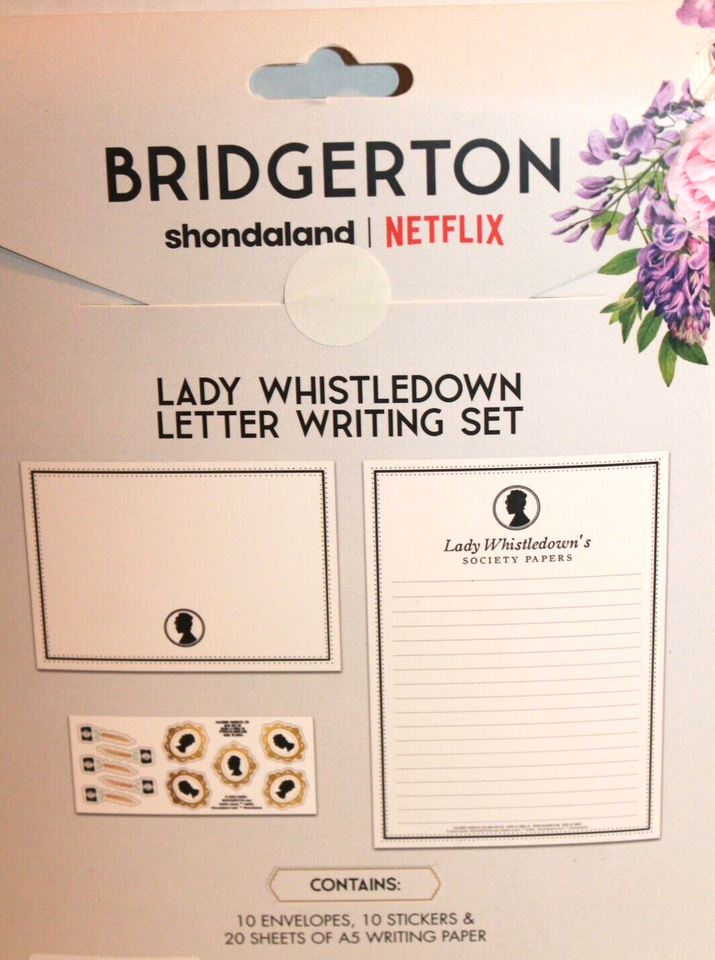 Bridgerton Lady Whistledown Letter Writing Stationery Set Papers ...