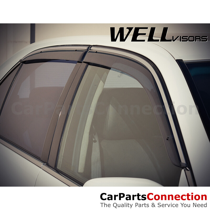 WellVisors Window Visors 2001-2006 For Lexus LS430 Side Deflectors ...