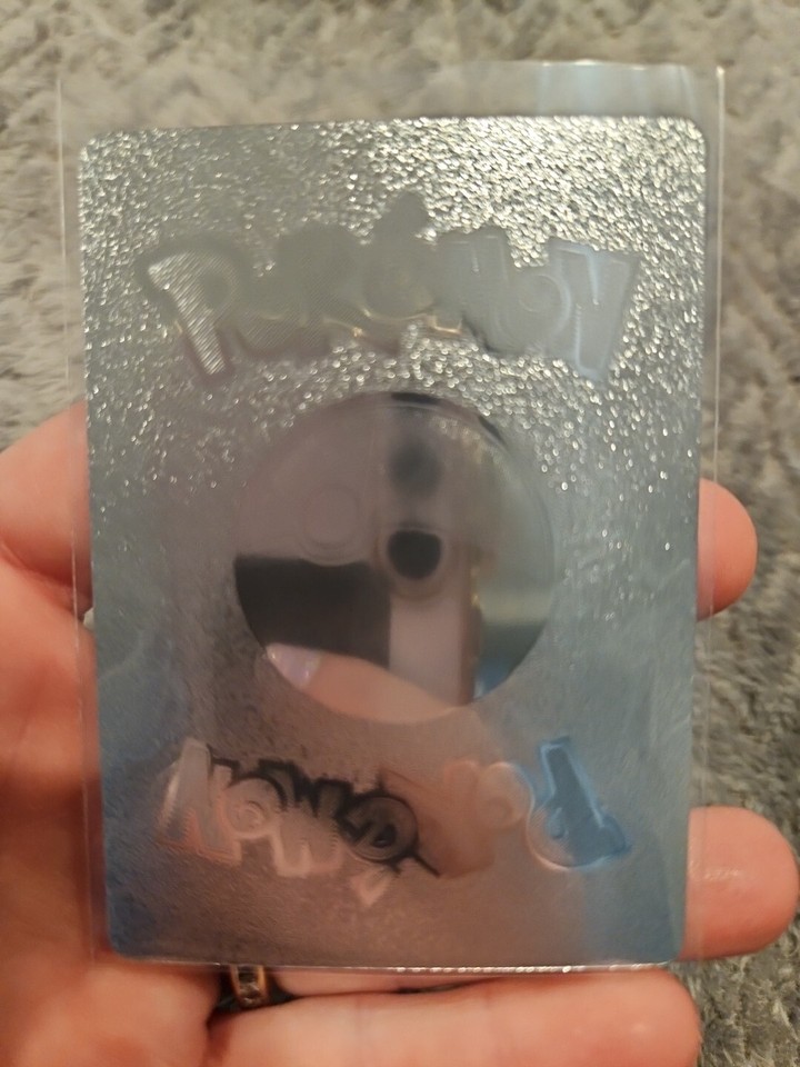 Charizard & Pikachu Vmax Silver Foil Fan Art Vinyl Collector Pokemon ...