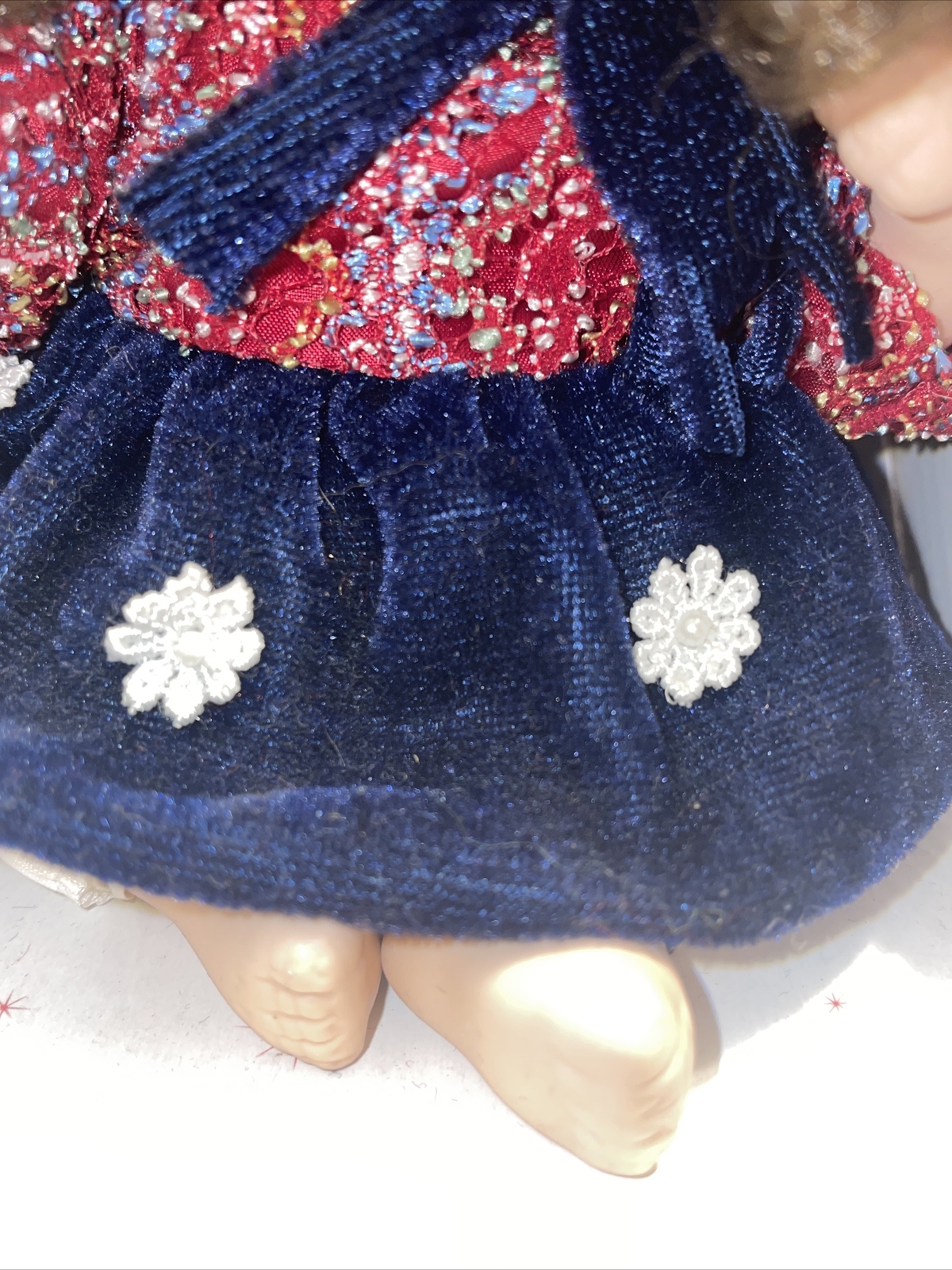 2002 CVS MERRY BRITE Porcelain Collectible Doll Holiday Home Collection ...