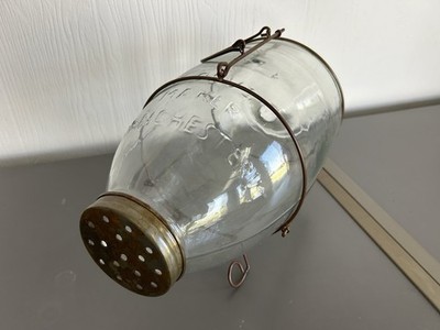 Glass Minnow Trap CF ORVIS MAKER MANCHESTERVT. REPRODUCTION. | eBay