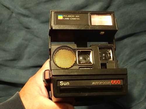 Polaroid Sun 660 Autofocus Instant Camera – 600 Film – Untested As Is ...
