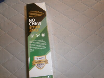 No Chew Spray for Pets Bitter Apple Stop Chewing & Scratching 03/25 ...