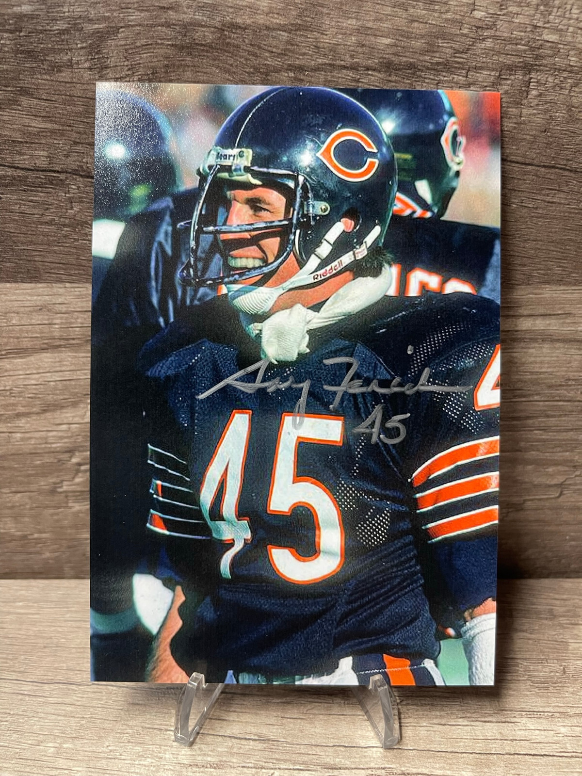 Gary Fencik Chicago Bears Hand Signed 4x6 Photo TC46-1885 | eBay