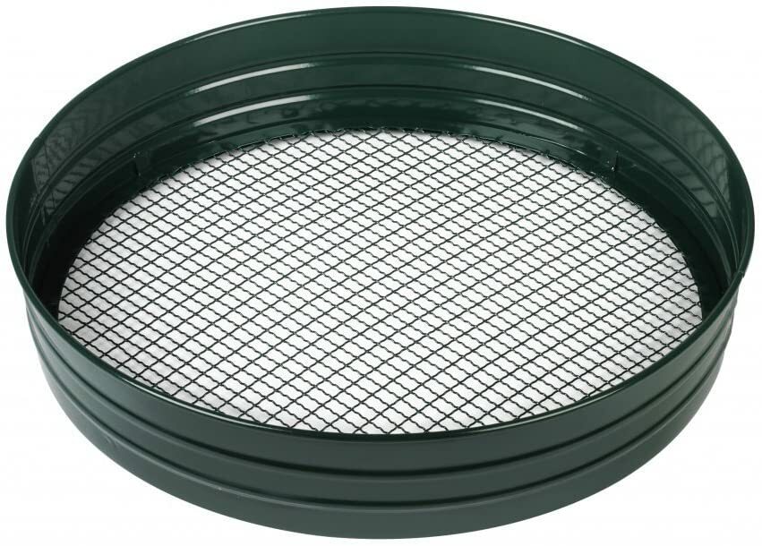 Heavy Duty Garden Riddle Riddler Soil Sift Compost Sieve Mesh Seed Tray ...