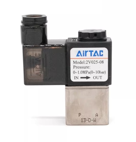 For AIRTAC 2V025-08 / 2V02508B AC220V 110V DC 12V 24V Solenoid Valves ...