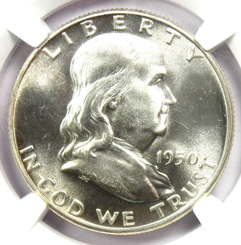 1950 PROOF Franklin Half Dollar 50C - NGC PR67+ Plus Grade (PF67 ...