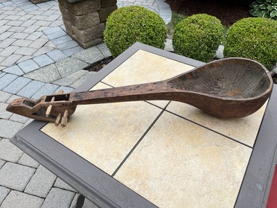 Antique 17th Century Hand Carved Mandolin, Gittern, Koboz, Cobza - As ...