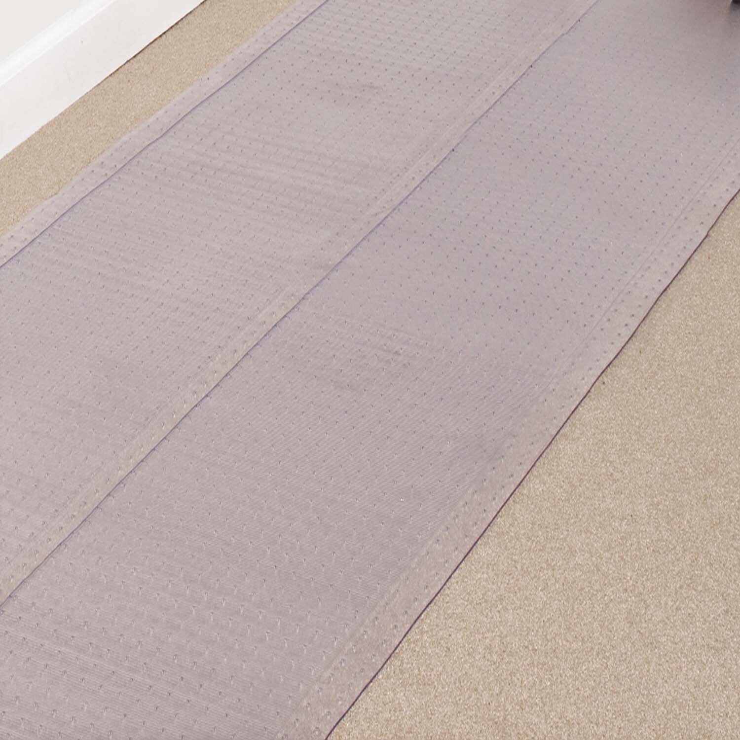 Heavy Duty Carpet Protector Clear Vinyl Plastic Runner Mat Guard Home ...